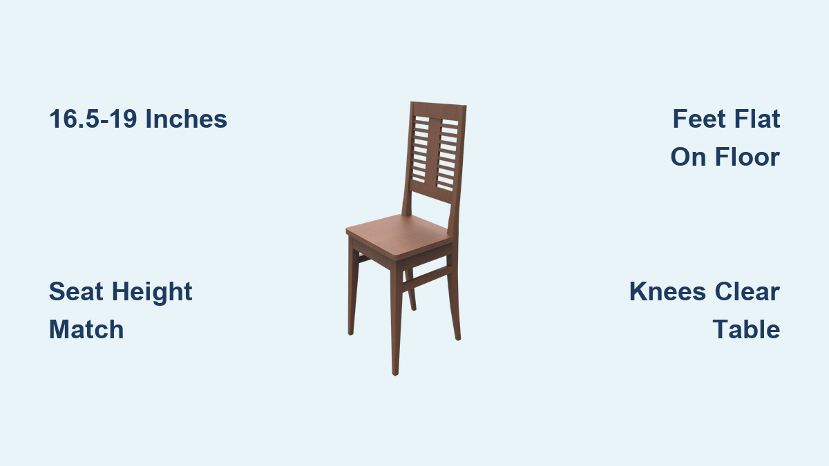 Standard Dining Chair Height Guide