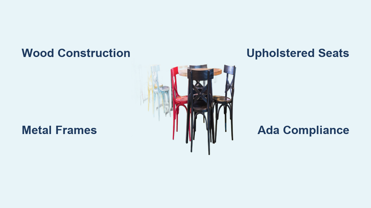 Types of Restaurant Chairs: Styles & Designs